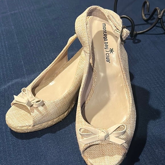 Montego Bay Club | Shoes | Montego Bay Club Womens Sandals Braided ...